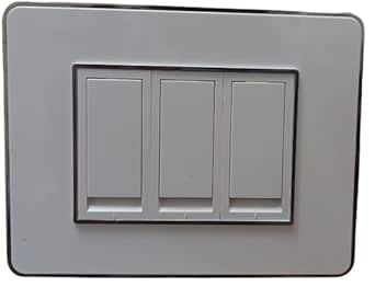 3 module switch board : Amazon.in: Home Improvement