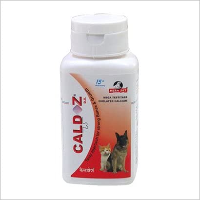Caldoz D.S. Mega, Testitabs & Chelated, Chewable Calcium Tablet Dog ...