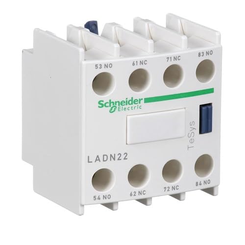 Schneider LADN22C Auxiliary Contact Block 2NO.2NC: Amazon.com ...
