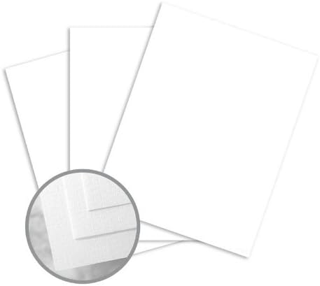 Amazon.com : Via Linen Pure White Paper - 11 x 17 in 70 lb Text Linen ...
