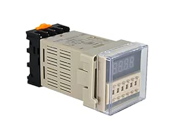 XQPUJBOCS Electrics Contactor DH48S-S Time Relay 0.1S-99H Digital AC ...