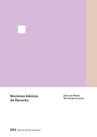 Nociones básicas de derecho (Materials Docents, Band 3) : Ballester ...