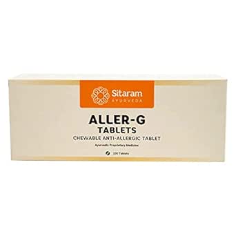 Sitaram Ayurveda Aller G Tablets (100 nos) (PACK OF 4) : Amazon.in ...