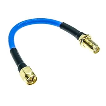 Amazon.com: AAYTHNVAS SMA Male to SMA Female Nut Bulkhead Connector RG405 RG-405 Semi Flexible ...