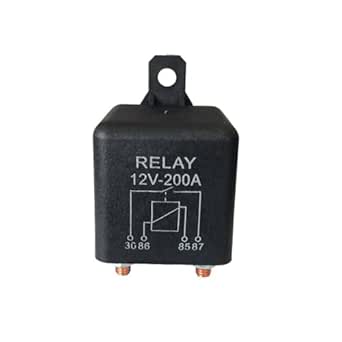 Battery Isolator Relay 12V 4-Pin WM686 Start Relay Heavy Duty Car ON ...