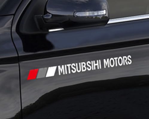 Buy 2pcs Car Emblem Badge Decal Logo for Mitsubishi Outlander ASX ...