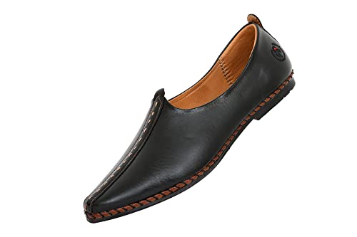 Buy Big Boon Men's Designer Ethnic Shoe Set of 1 Pair Black at Amazon.in