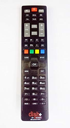 Buy NELCO_Dish TV Original HD Plus Remote Control (Black) Online at Low ...