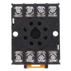 8-Pin Octal Socket Wiring Base with Din Rail/Surface Mounting, 10 Amp ...