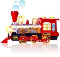 Buy Toyventuress Bubble Train Engine Toy Set with /Extra Bubble. Bottle ...