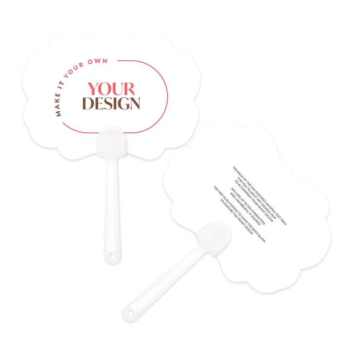 Amazon.com: WEDDINGSTAR Medallion Paper Hand Fan for Wedding or Event ...