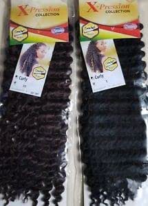 X-pression Collection Curly Color 1B : Amazon.co.uk: Beauty