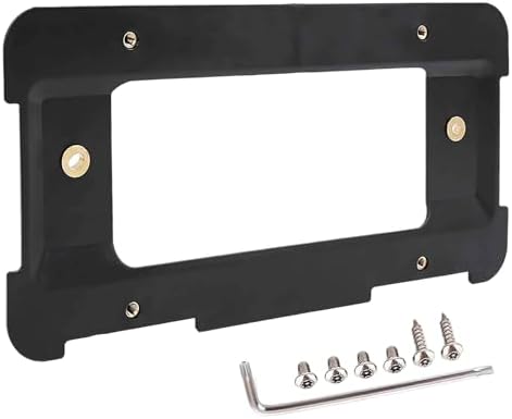 Amazon.com: YEEBEY Rear License Plate Mount Bracket Holder + 6 Anti ...