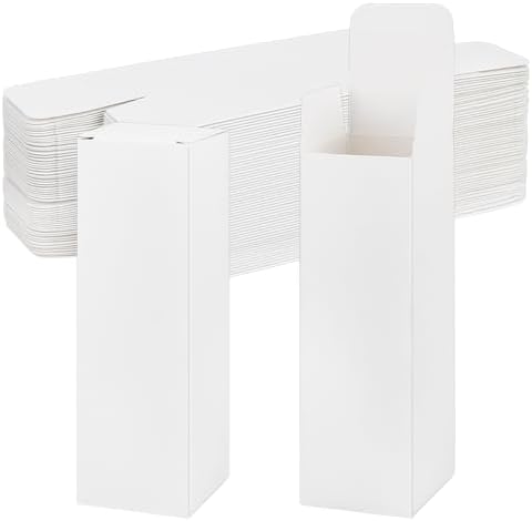 Amazon.com: BENECREAT 50 Packs White Tuck Top Boxes, 2x2x6.3 Inch ...