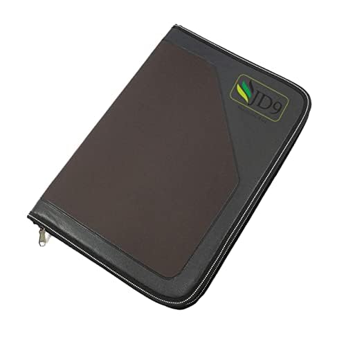 JD9 Leather File Folder Multipurpose A4 Professional Executive Document ...