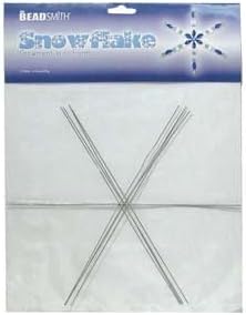 Amazon.com: Metal Wire Snowflake Forms - Fun Craft Beading Project 9 ...