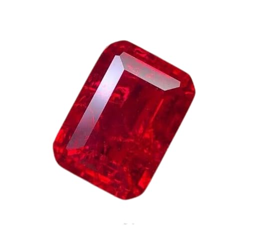 Blustone Wonderful Emerald Cut Burma 10 Carat Ruby Stone Original ...
