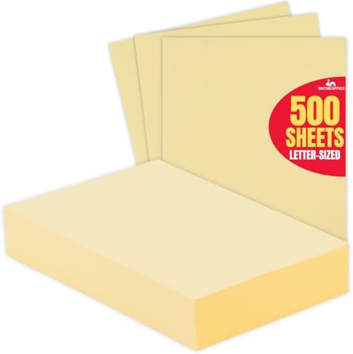 Amazon.com : 1InTheOffice Yellow Copy Paper, Yellow Colored Copy Paper ...