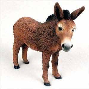 Stone Resin Realistic Red Donkey Figurine : Amazon.com.mx: Hogar y Cocina