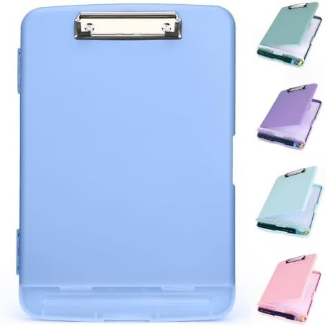DMFLY Clipboard with Storage, Heavy Duty Clip Boards with Pen Holder ...