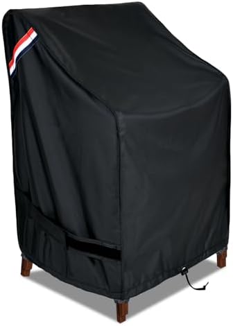 Amazon.com : Porch Shield Patio Stackable Chair Covers - Waterproof ...