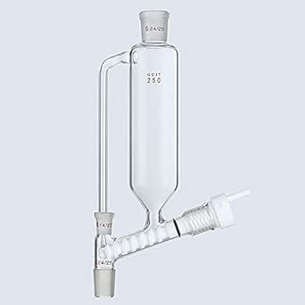 350ML Powder Cylindrical Funnel Separator Chemical Laboratory Equipment ...