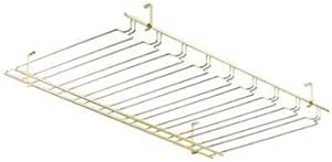 Amazon.com - Overhead Glass Racks 18'' x 48'' x 4'' brass plated ...