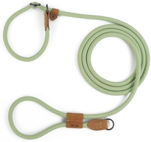 Wolfone Adjustable Handle Hands-Free Slip Dog Lead - Strong Durable ...
