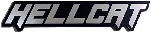 Amazon.com: 24Designs Compatible Hellcat Stick on Emblem Black Silver ...