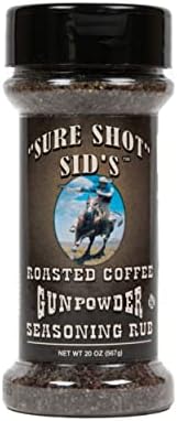 Amazon.com : Sure Shot Sid’s Roasted Coffee Gunpowder Seasoning ...