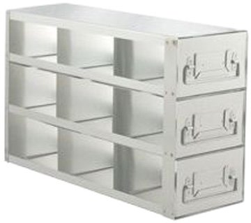 Alkali Scientific UFD-333 Stainless Steel Cryostorage Box Drawer Rack ...