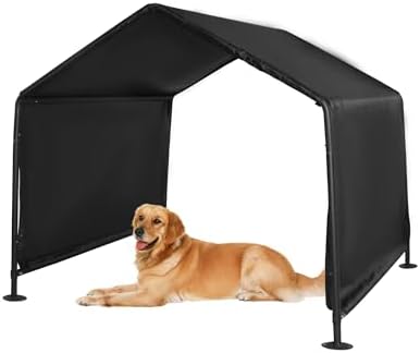 Amazon.com : Portable Outdoor Dog Shade Shelter, Waterproof Pet Canopy ...