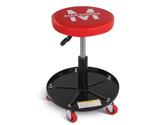 Snapklik.com : MaxWorks 80771 Pneumatic Roller Seat/Creeper