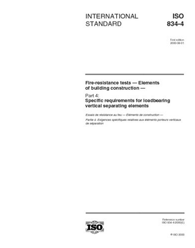 ISO 834-4:2000, Fire-resistance tests - Elements of building ...