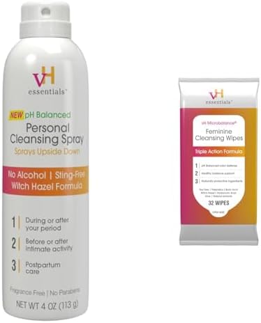 Amazon.com: vH essentials Personal Cleansing Spray and pH Balanced ...