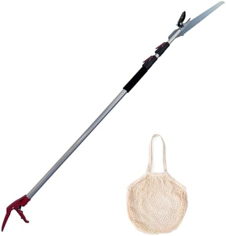 Amazon.com : FLORA GUARD 4.6-10ft Extendable Tree Pruner，Cut and Hold ...