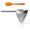 Amazon.com: PINKIECLINK Bouillon Strainer - Stainless Steel Fine Mesh ...