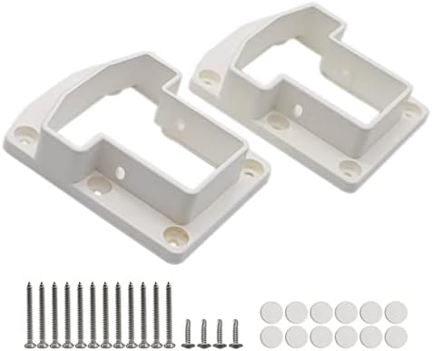 Amazon.com: 4PCS Qlvily 2" x 3 1/2" Slotted Handrail Bracket Kit, Vinyl ...