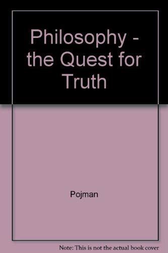 Amazon.com: Philosophy: The Quest for Truth: 9780195155075: Pojman ...