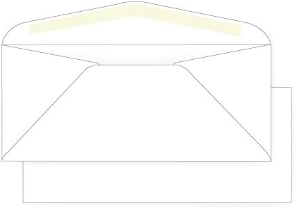 Amazon.com : #11 Regular Envelope - 24# White Wove (4 1/2 x 10 3/8 ...