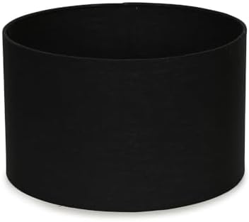 MiniSun | Small Modern Black Fabric Drum Light Shade | Lamp Shades ...
