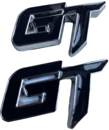 Amazon.com: YUGEYE 2 PCS Metal GT Car Emblem Sticker Badge for Vehicle ...