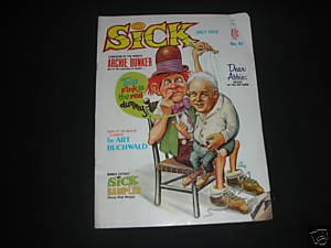 SICK MAGAZINE - JULY 1972 # 91 - ARCHIE BUNKER: Sick Magazine: Amazon ...