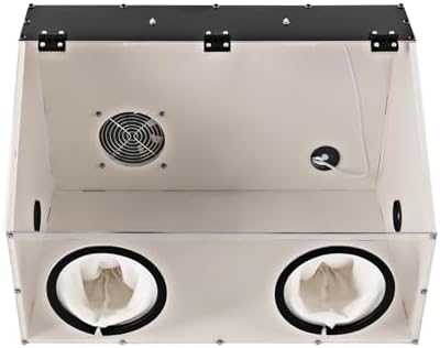 CRYBY Table Polisher Dust Box, 3-Hole Electric Grinding Table Polisher ...