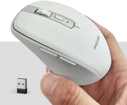 Amazon.com: FMOUSE Efficient Office Bluetooth Mouse with Forward and ...