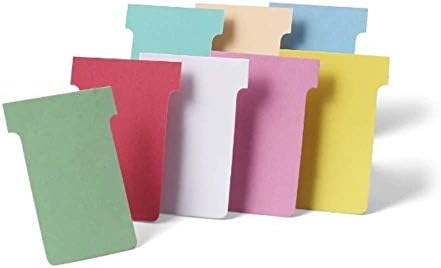 Nobo T-Cards A110 Light Blue Size 3 (Pack of 100) : Amazon.co.uk ...