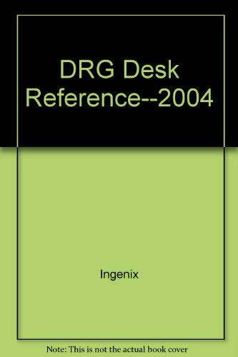2004 Drg Desk Reference: 9781563374852: Amazon.com: Books