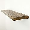 Funky Chunky Furniture 9x1.5 Rustic Timber Floating Shelf, Medium Oak ...