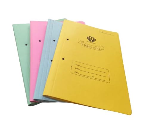 SHREEJII Stationery Laminated Spring File folders for Documents School ...
