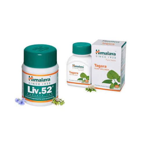 Buy HimalayaHI Liv.52 Tabs 100's & Tagara Tablets 60's Online at Low ...